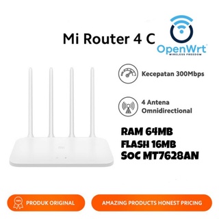 Mi 4c openwrt เสาอากาศ ไร้รอยต่อ xiaomi wifi 2.4GHz id, ssr, passwall ...