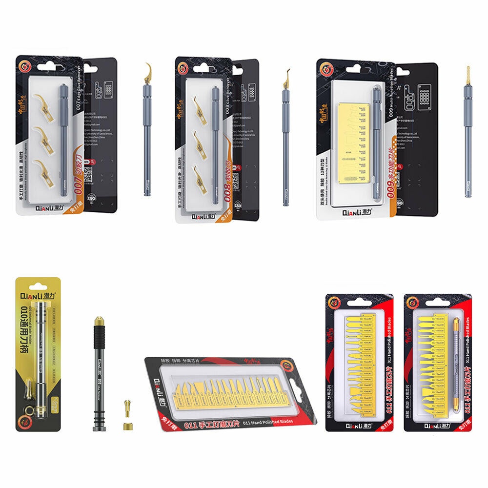 Qianli 007 008 009 011 มีดเครื่องมือ CPU กาว Remover BGA ใบมีดซ่อม Pry ...