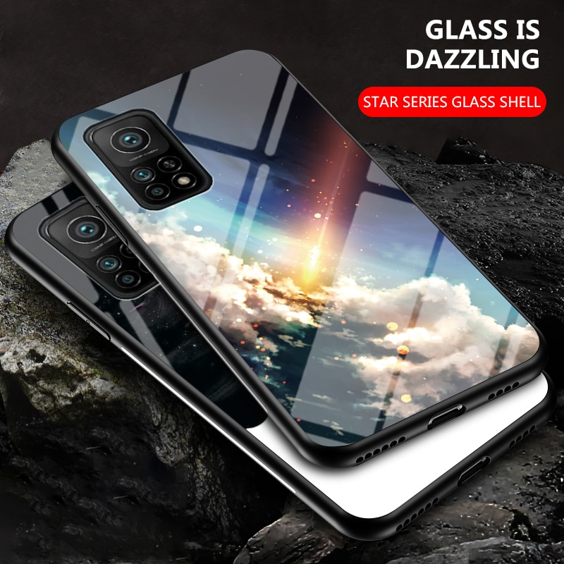 Mi 10T Pro T10 Mi10T Lite LUXURY Case Tempered Glass TPU Bumper Shell ...