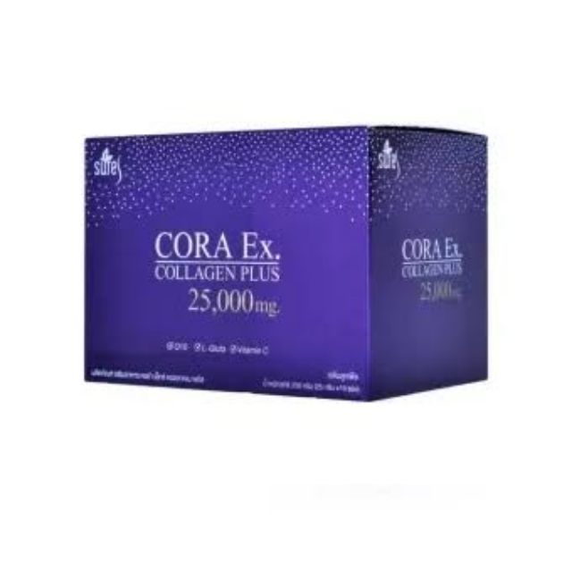 Verite Cora Ex. Collagen Plus 25,000 mg. คอร่า เอ็กซ์ คอลลาเจน พลัส 250 ...