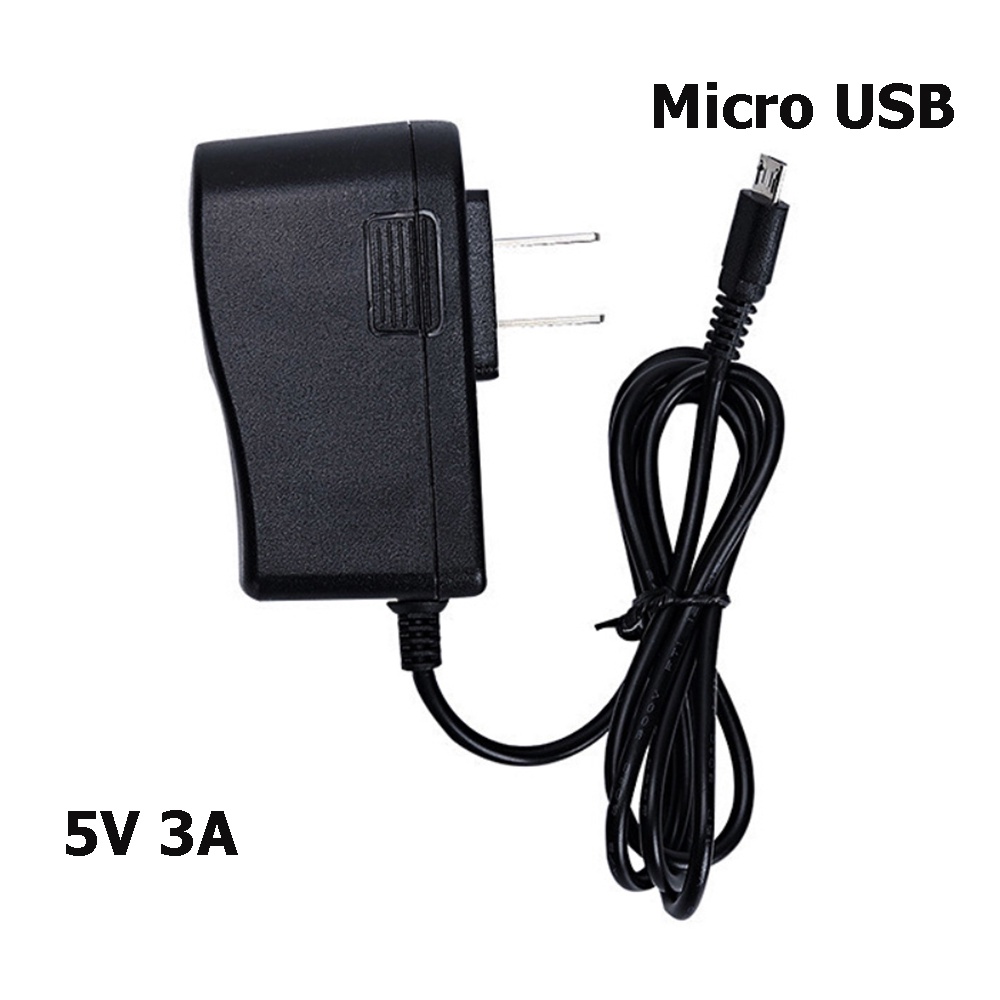DC อะแดปเตอร์ Adapter 5V 3A หัวต่อแบบ Micro USB สำหรับ IP CAMERA ...