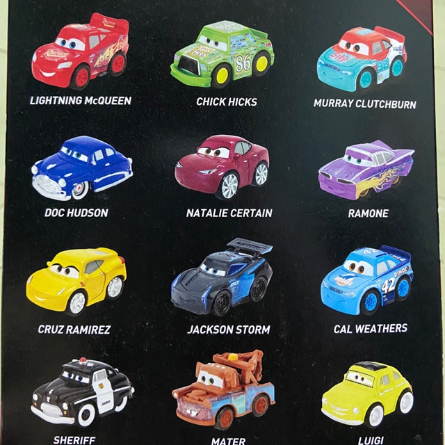 Cars 3 mini RACERS collect your favorite characters | Shopee Thailand