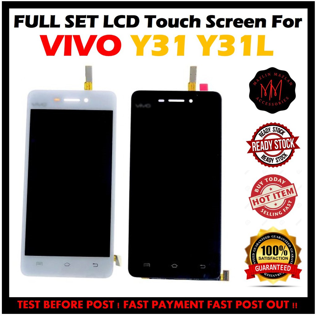 ชุดหน้าจอสัมผัส LCD แบบเต็มจอ สําหรับ VIVO Y31 / Y31L (2015) | Shopee ...