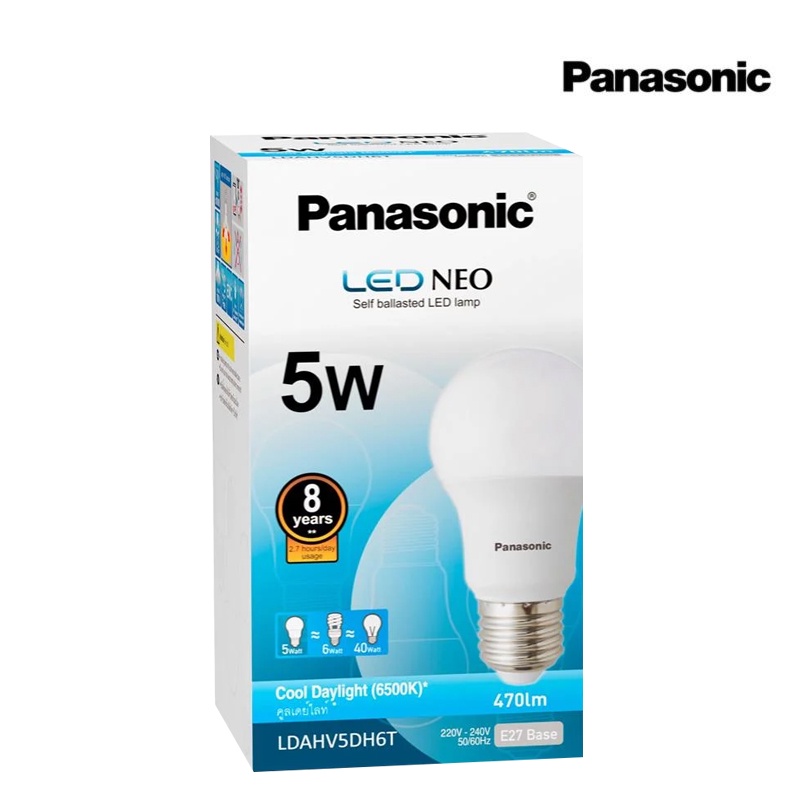 [ทักแชทรับโค้ด] Panasonic LED NEO Bulb หลอดไฟแอลอีดี รุ่น NEO ขั้ว E27 ...
