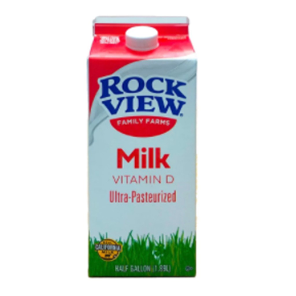 Rock View Family Farms Milk Vitamin D Ultra Pasteurized Milk 1.89ltr ...