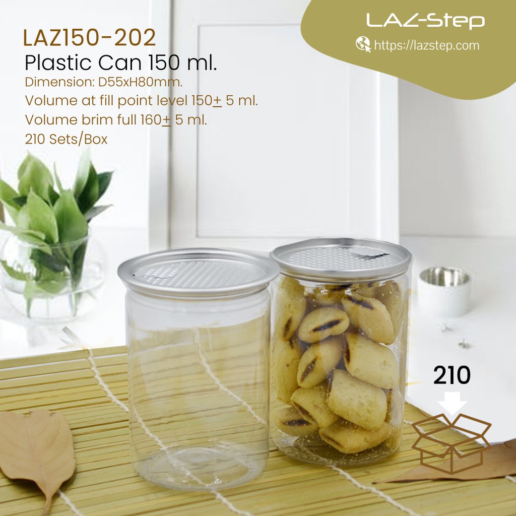 LAZ-Step ชุดตัวอย่าง SAMPLE - กระป๋อง ฝาดึง ขนาดเล็กจิ๋ว ซีรี่ส์ 202 ขนาด ปากกว้าง 55 มม ขนาด ...