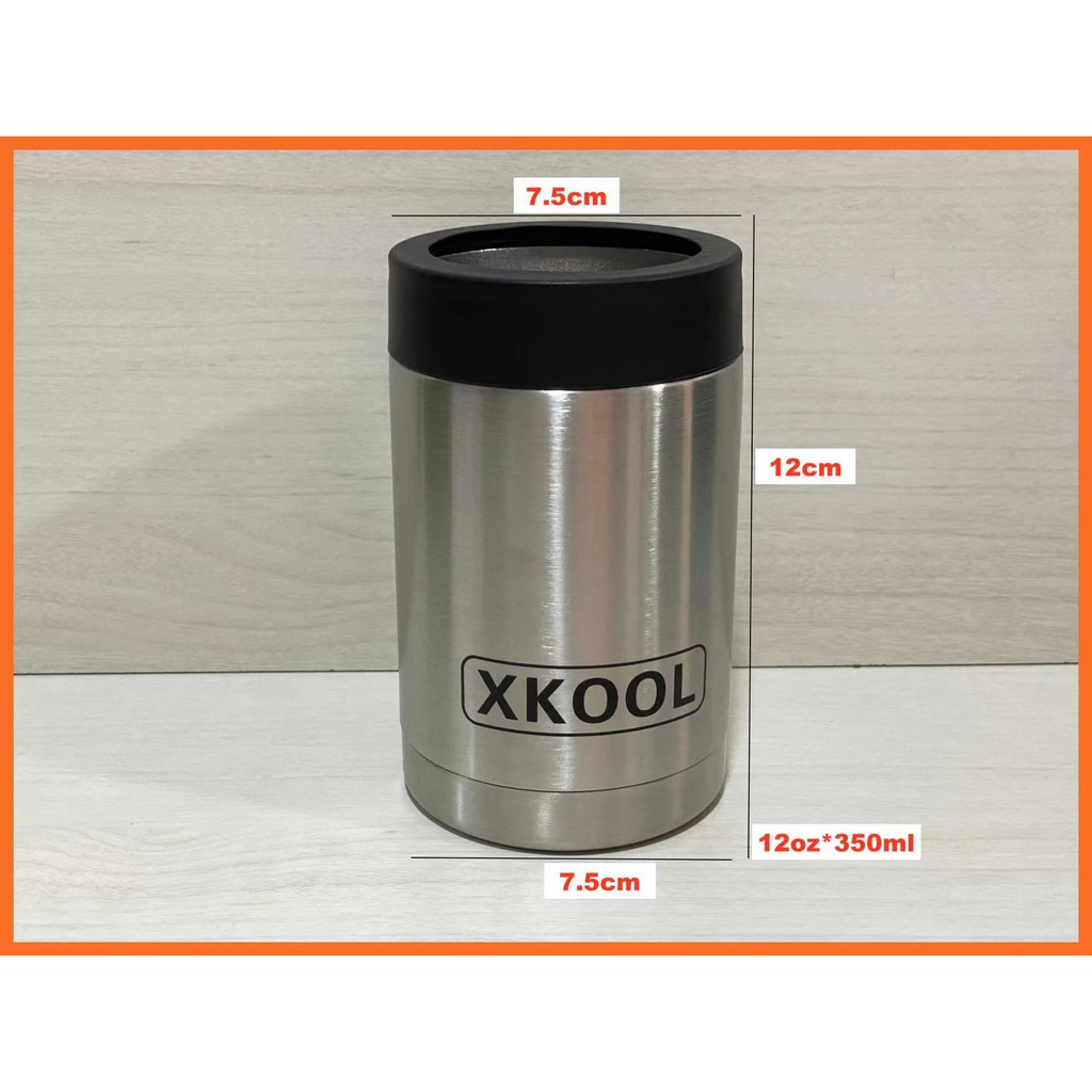 Xkool แก้วขนาด 12Oz แก้วเก็บอุณหภูมิความเย็น,ร้อนสีพื้นไม่มีไอน้ำเกาะข้างนอกแก้ว | Shopee Thailand