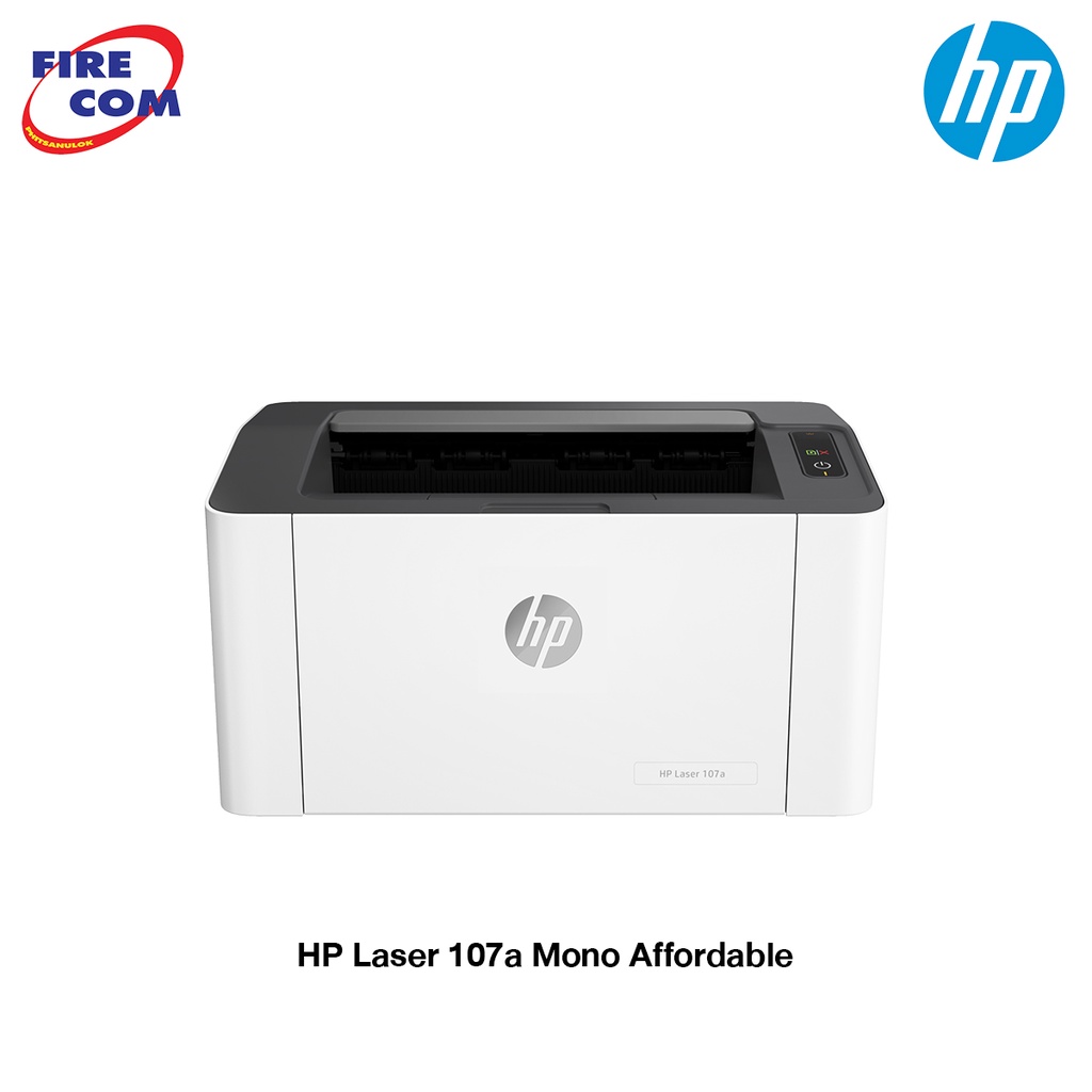 HP Printer-เครื่องปริ้น HP Laser 107a Mono Affordable(4ZB77A) พิมพ์ขาว ...