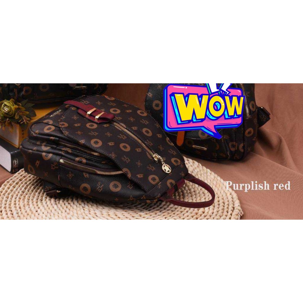 กระเป๋าเป้ ขนาด 9 นิ้ว แบรนด์ Parlontis มีหลายลาย-หลายสีให้เลือก รหัสรุ่น P-1968-9 | Shopee Thailand