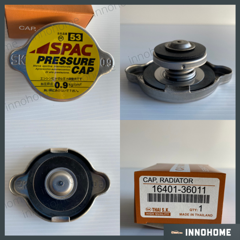 ฝาหม้อน้ำ 0.9 ใช้ได้หลายรุ่น สำหรับ RN20 , Datsun 620 , 720 ยี่ห้อ Spac ...