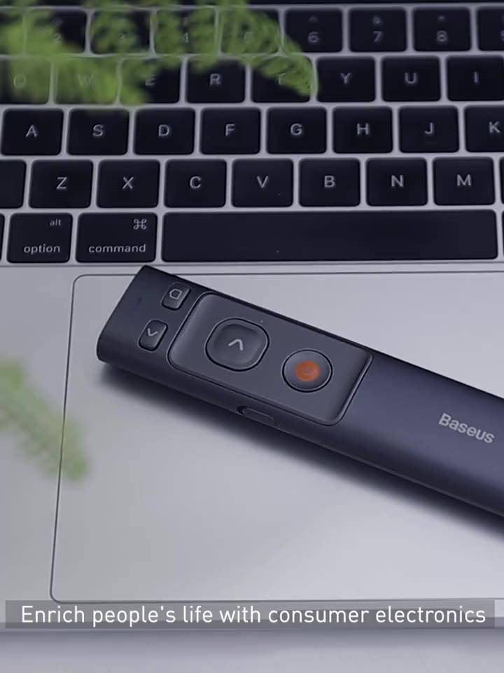 Baseus Presenter Wireless Remote Controller 2.4GHz USB&USB C Laser Pointer Presentation for Mac ...