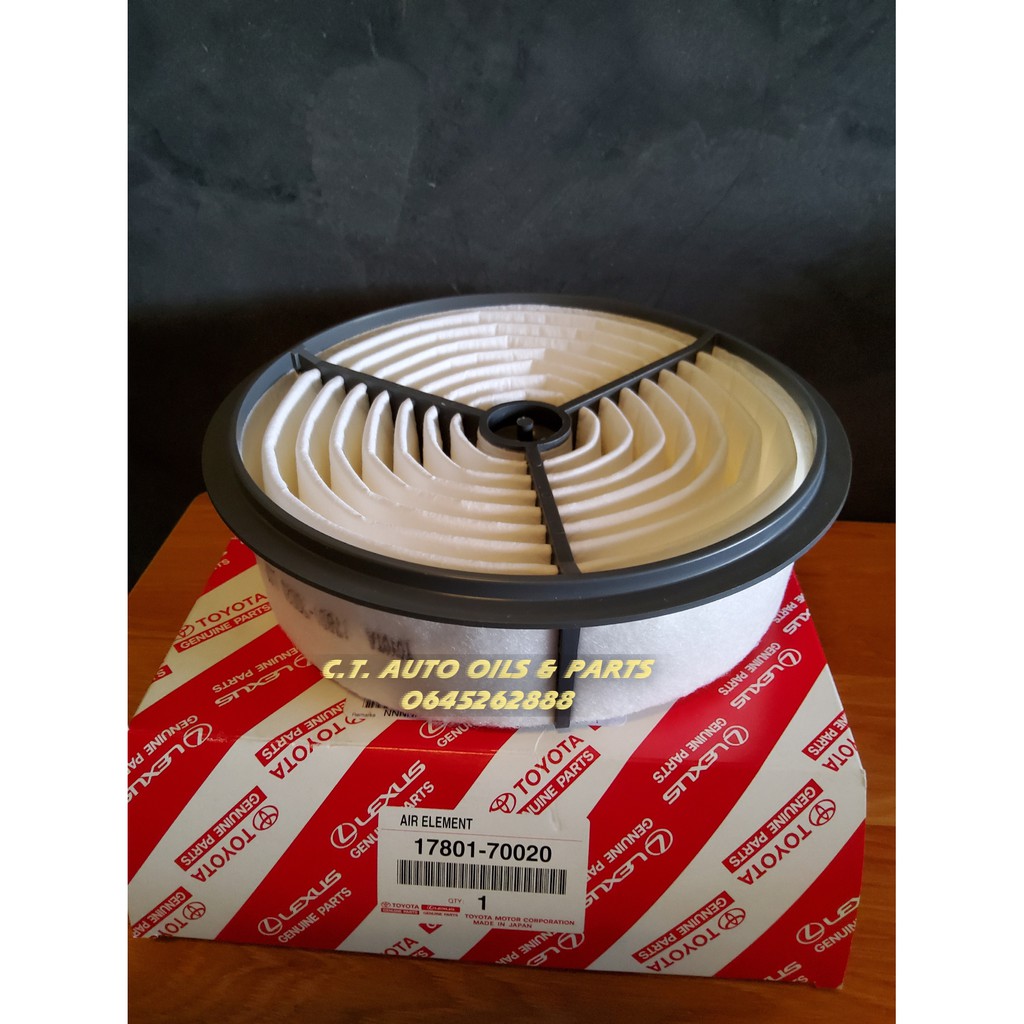 ไส้กรองอากาศ (TOYOTA แท้) 17801 - 70020 สำหรับ TOYOTA CROWN,รถวาง ...