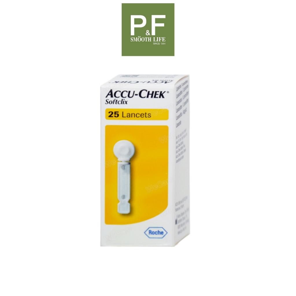 Accu-Chek SoftClix ( กล่อง 25ชิ้น ) แอคคิวเช็ค ซอฟคลิก เข็มเจาะเลือด ...