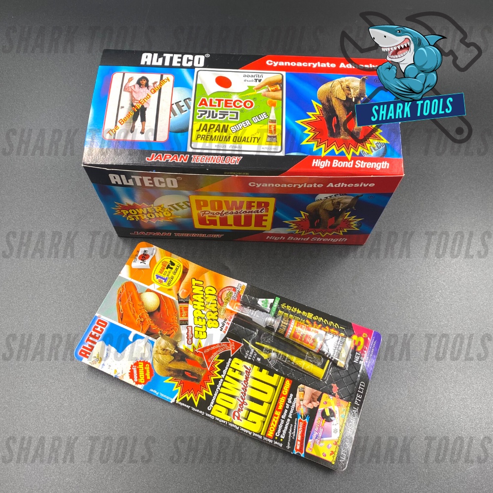 (ยกกล่อง 12 หลอด) กาวตราช้าง ติดไม้/กระเบื้อง ขนาด 3 กรัม ยี่ห้อ ALTECO สินค้าของแท้ 100% ...