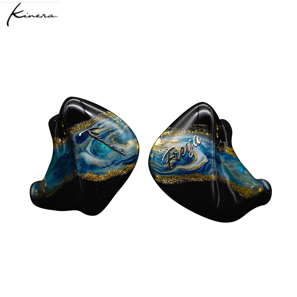 KINERA Freya 3BA+1DD Hybrid Hand Painted In Ear Earphones Earbud HIFI ...