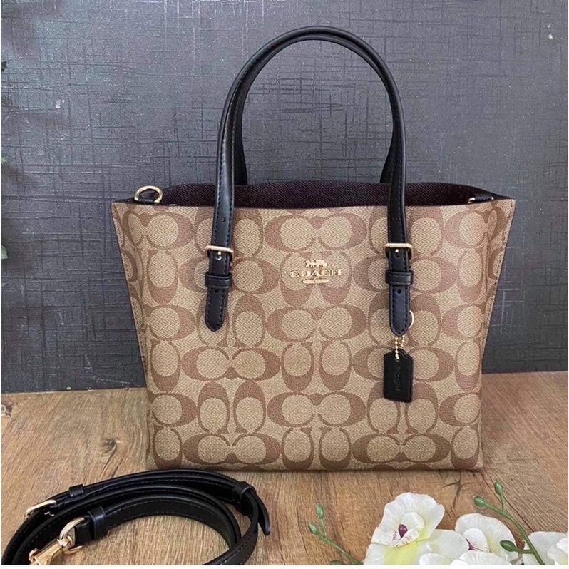 ผ่อน 0% มินิ มอลลี่ tote mini molly coach แท้ 100% | Shopee Thailand