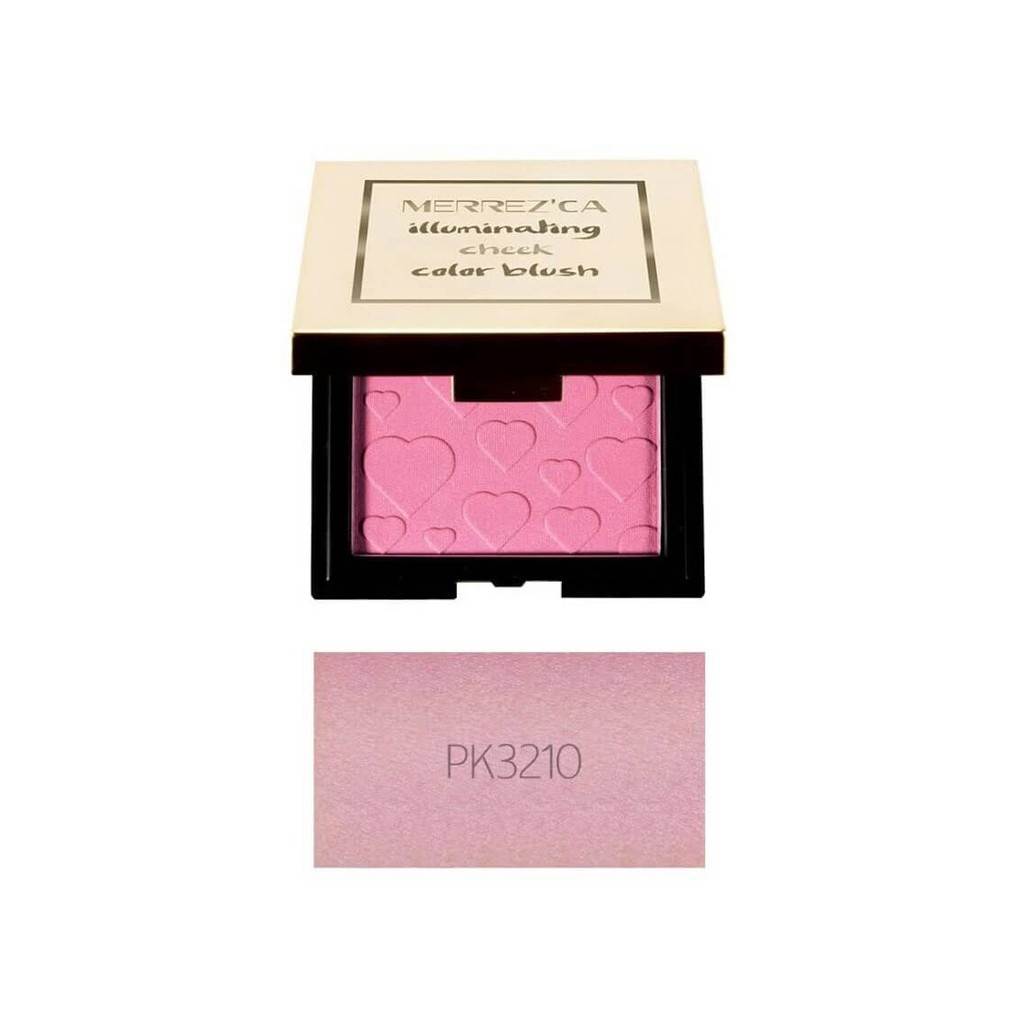 Merrezca illuminating cheek blush ปัดแก้มเมอเรสก้า 11.5 กรัม สี PK3210 ...