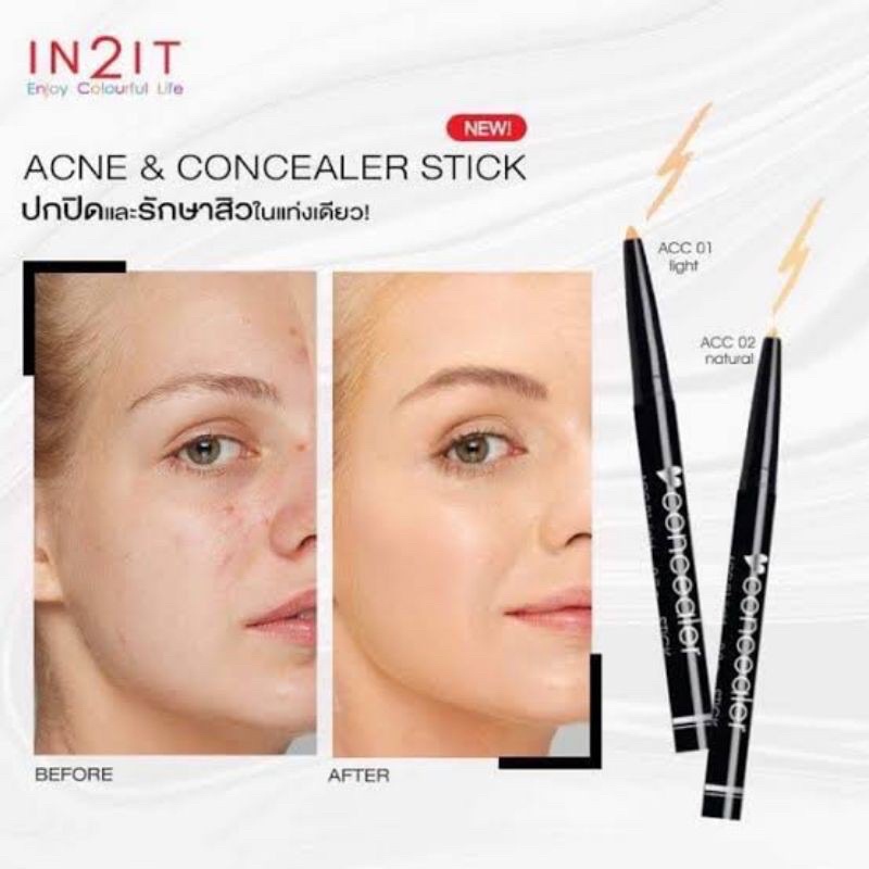 IN2IT ACNE CARE & CONCEALER STICK | Shopee Thailand