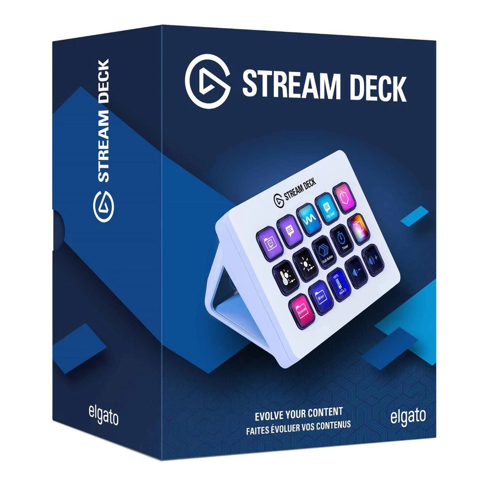 Elgato Stream Deck MK.2 ( White ) - 15 Customizable LCD Keys, 10GBA9911 ...