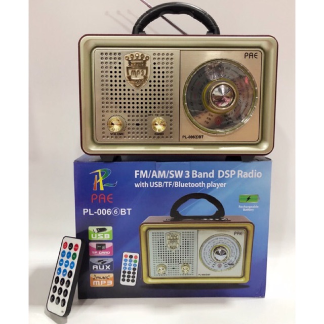 วิทยุลำโพง Bluetooth PL-006 (6) BT | Shopee Thailand