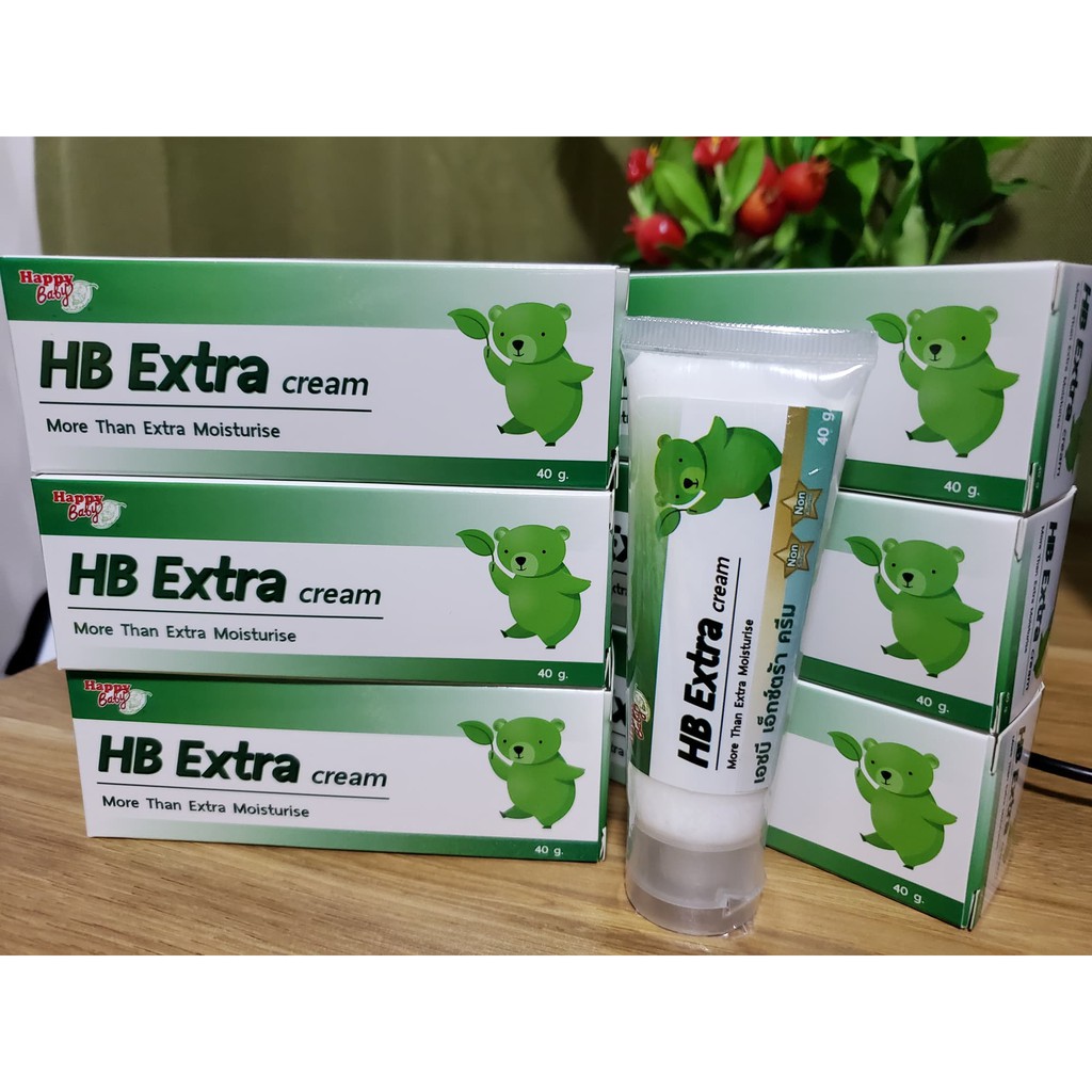 HB Extra Cream ครีมสำหรับผื่นแพ้ อักเสบ รอยแดง แห้งคัน สำหรับเด็ก Happy ...