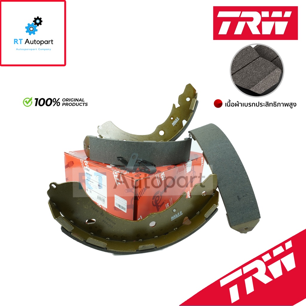 TRW ผ้าดรัมเบรคหลัง Mitsubishi Triton Plus ยกสูง ปี05-14 Triton 4wd ปี ...