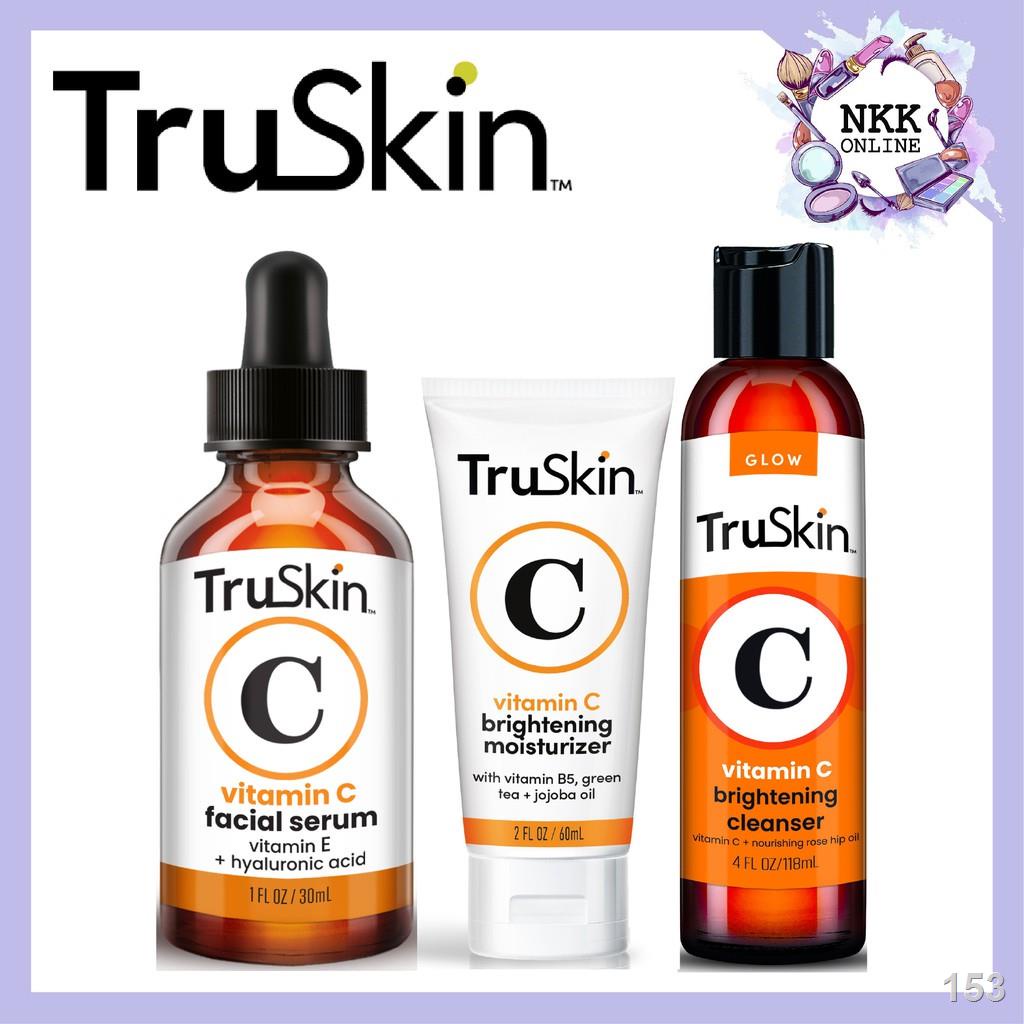 [พร้อมส่ง‼️ของแท้100%] Truskin Vitamin C Serum/Cleanser/Moisturizer | Shopee Thailand