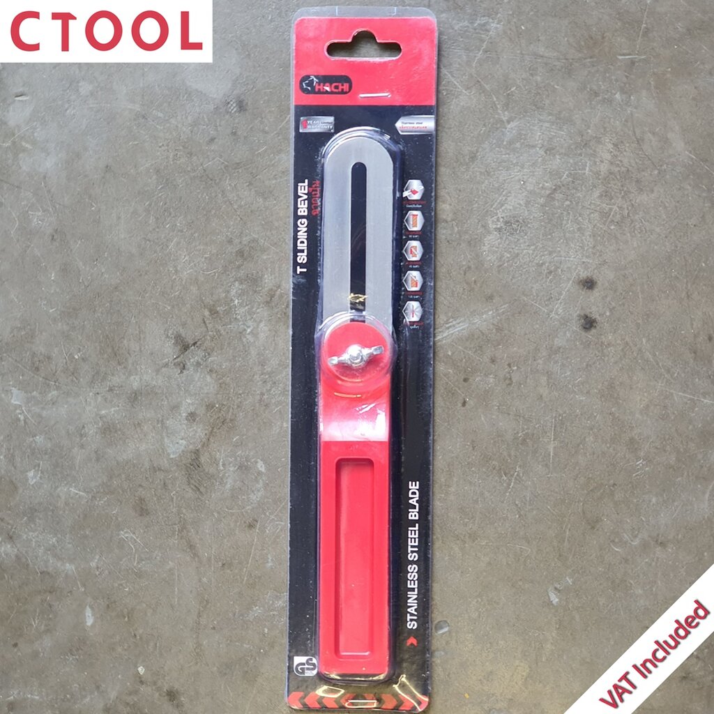 🔥ขายดี คุ้มมาก🔥 ตรงปก ฉากเป็น9นิ้ว ฉากปรับองศา (9") Hachi ของแท้ - Authentic T-Sliding Bevel ...