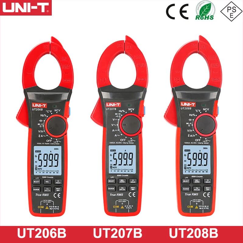 Uni-t UT206B UT207B UT208B เครื่องทดสอบแรงดันไฟฟ้า DC AC | Shopee Thailand