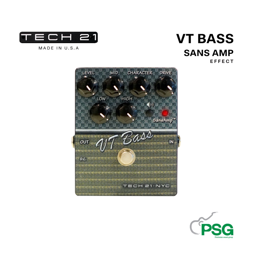 TECH 21 VT BASS SANSAMP EFFECTS PEDAL | Shopee Thailand