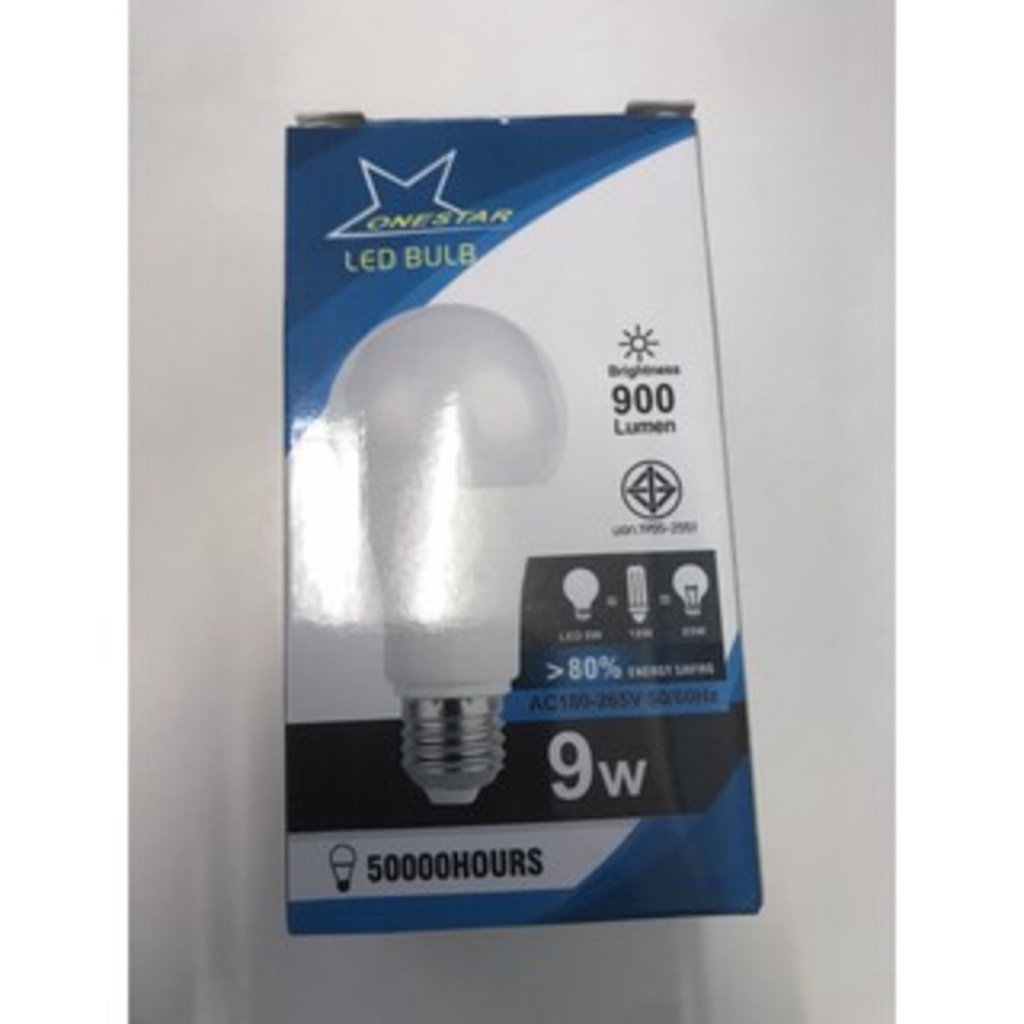 หลอดไฟ หลอดประหยัด หลอไฟ BULB LED ONESTAR | Shopee Thailand