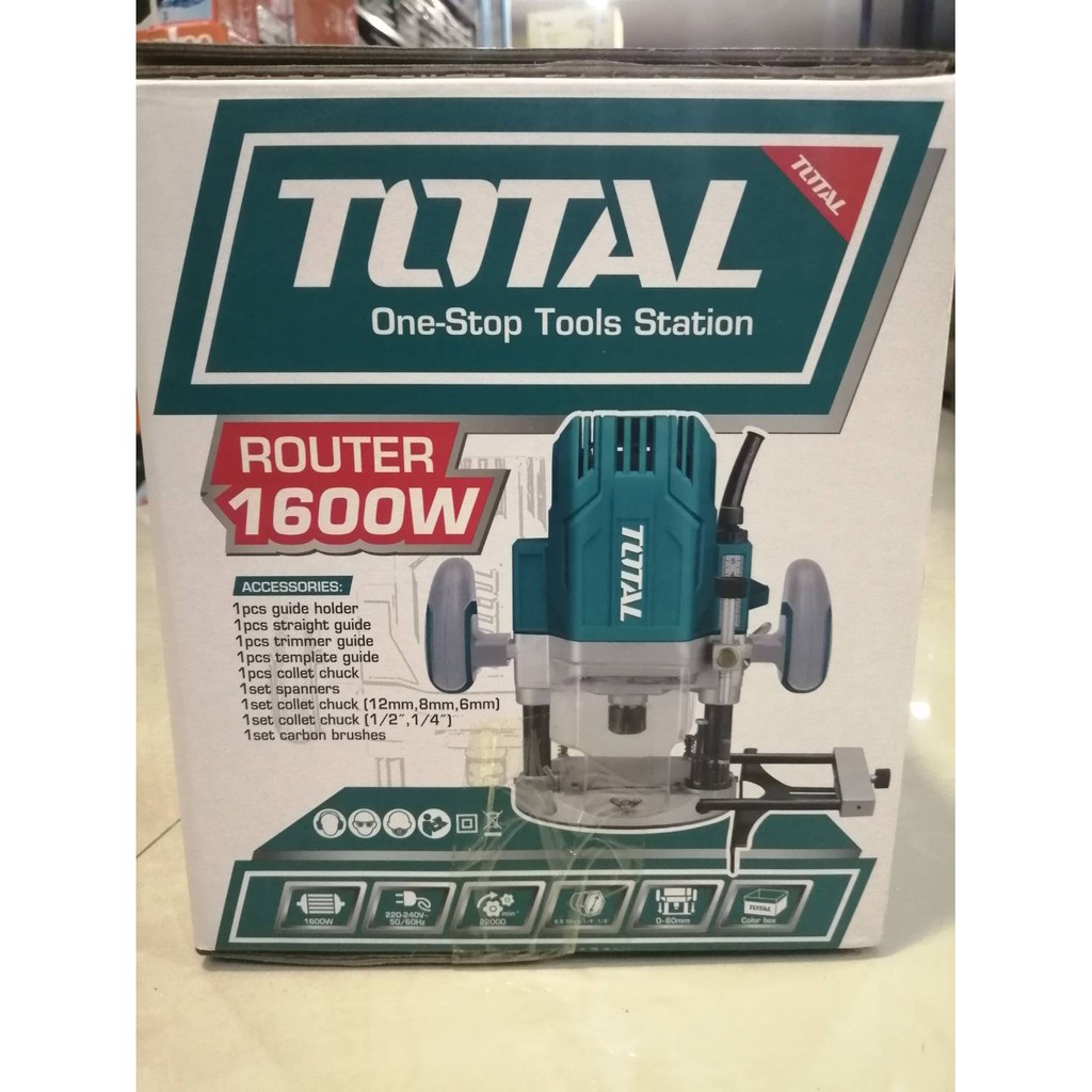 Total เราเตอร์ / เครื่องเซาะร่อง 1/2 นิ้ว Total 1600 Watt (รุ่นงานหนัก ...