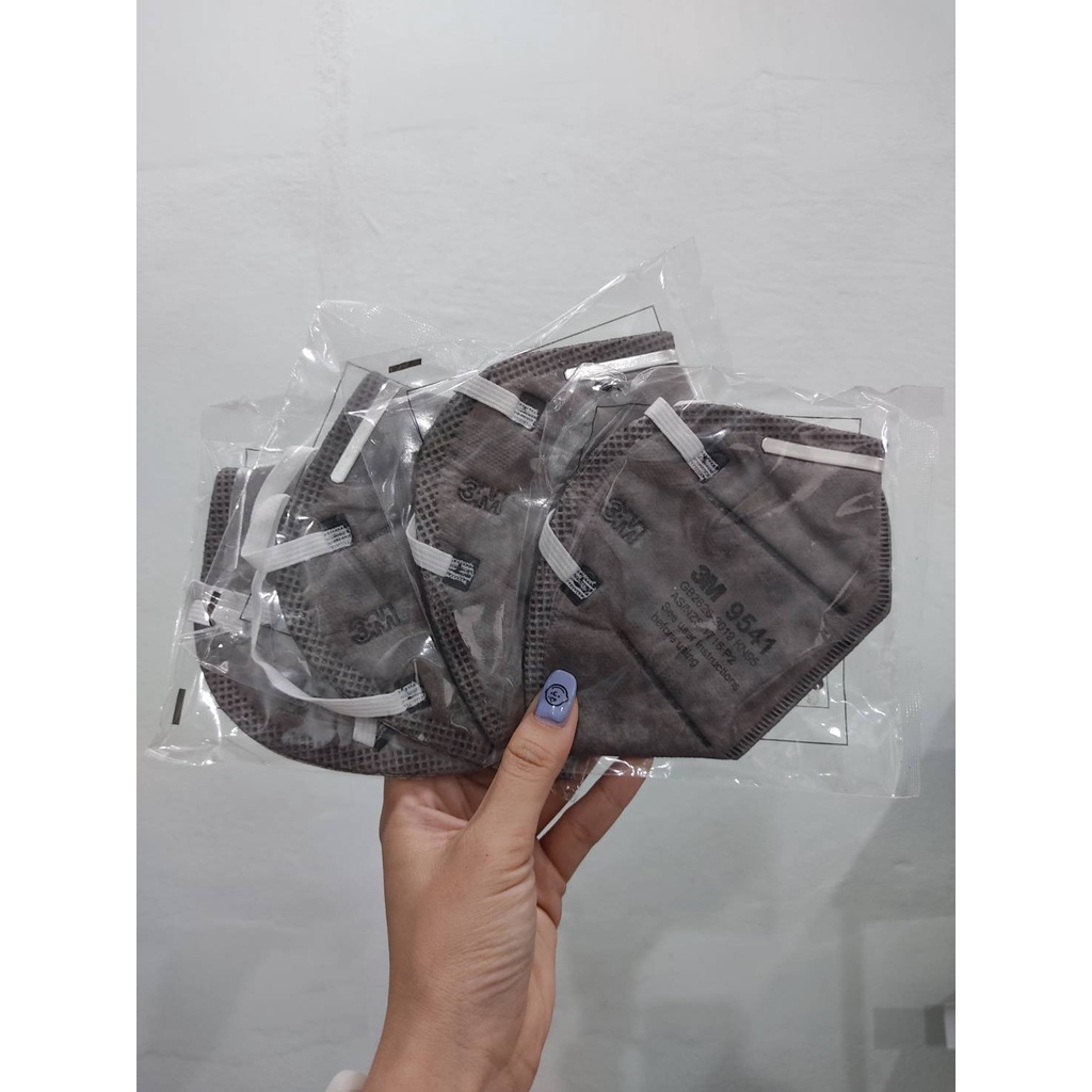 N95 Mask 3M 9541 หน้ากากป้องกันเชื้อโรค ฝุ่นละอองและไอระเหยของสารเคมี ...