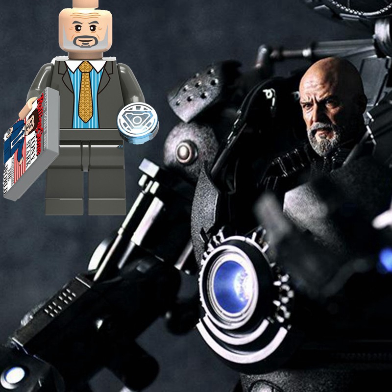 เข้ากันได้กับ Leging Minifigures Iron Man Iron Monger Mark 85 Endgame ...