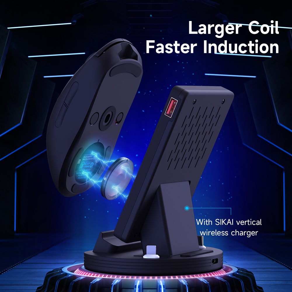 สําหรับ Logitech เมาส์ไร้สายชาร์จ QI โมดูลฐานสําหรับ Logi G502 G703 ...