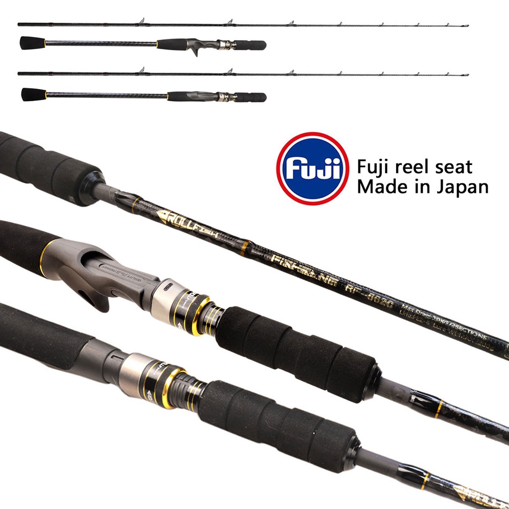 X-CROSS 1.68M/1.8M/1.98M Fuji Jigging Rod ช้า-Jigging/Fast-Jigging ...
