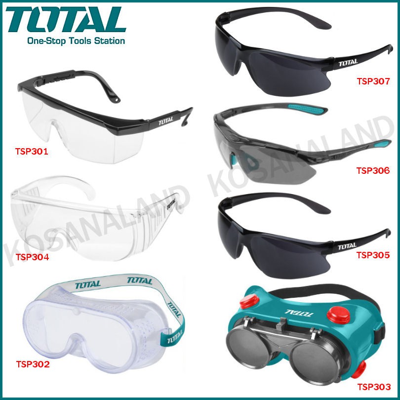 Total แว่นตากันสะเก็ด แว่นตาอ๊อก แว่นตาช่างเชื่อม รุ่น TSP301 TSP302 ...