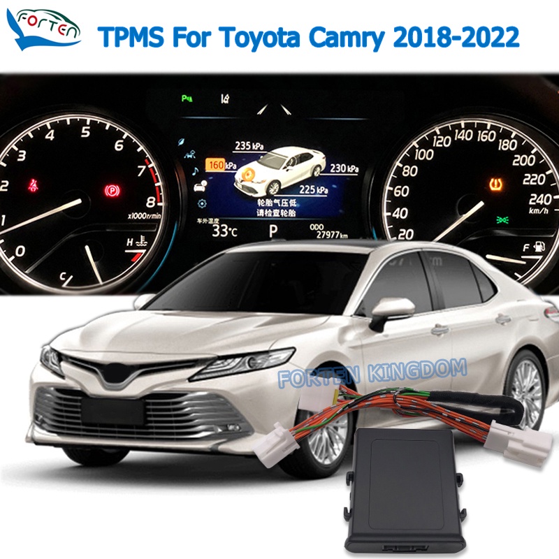 TPMS Tire Digital LCD Display Auto Security Alarm Tyre Pressure Monitor ...