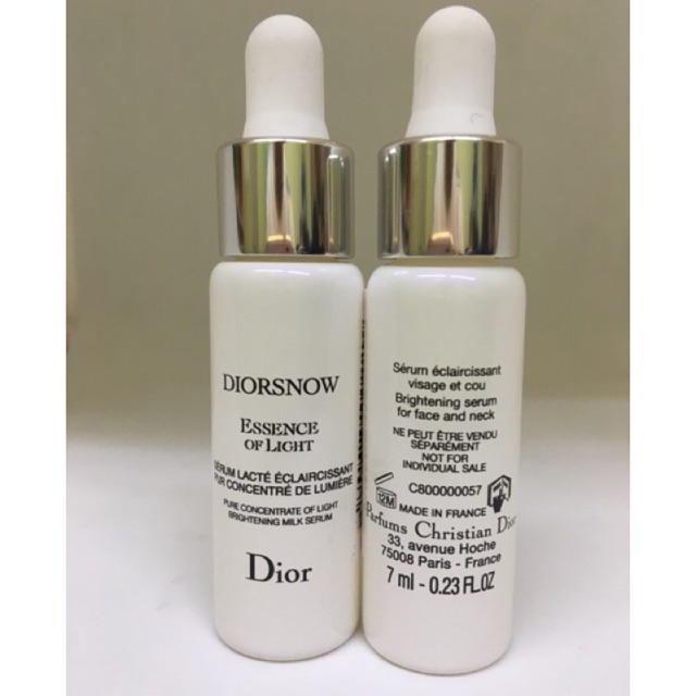Dior diorsnow essence of light brightening milk serum 7ml | Shopee Thailand