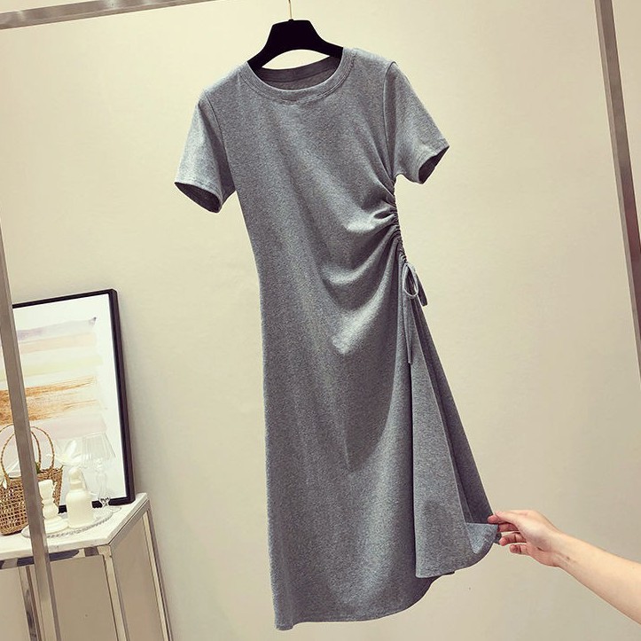 【WANG JIAO ZHAN】 ชุดเดรสทรงสลิม แฟชั่นสไตล์เกาหลี（4 สี）【983】 | Shopee ...