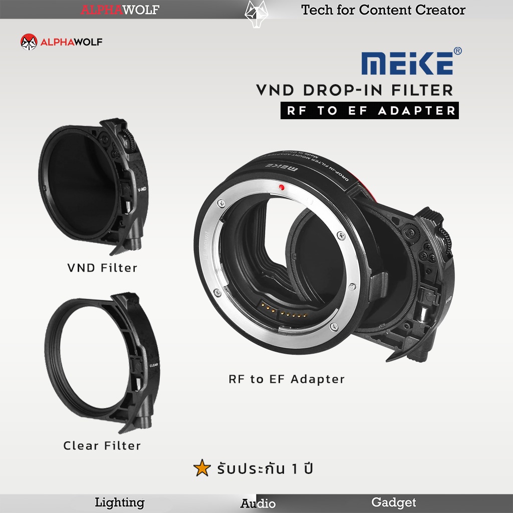 MEIKE Drop-in Filter Adapter RF to EF อแดปเตอร์สำหรับกล้อง Canon RF ...
