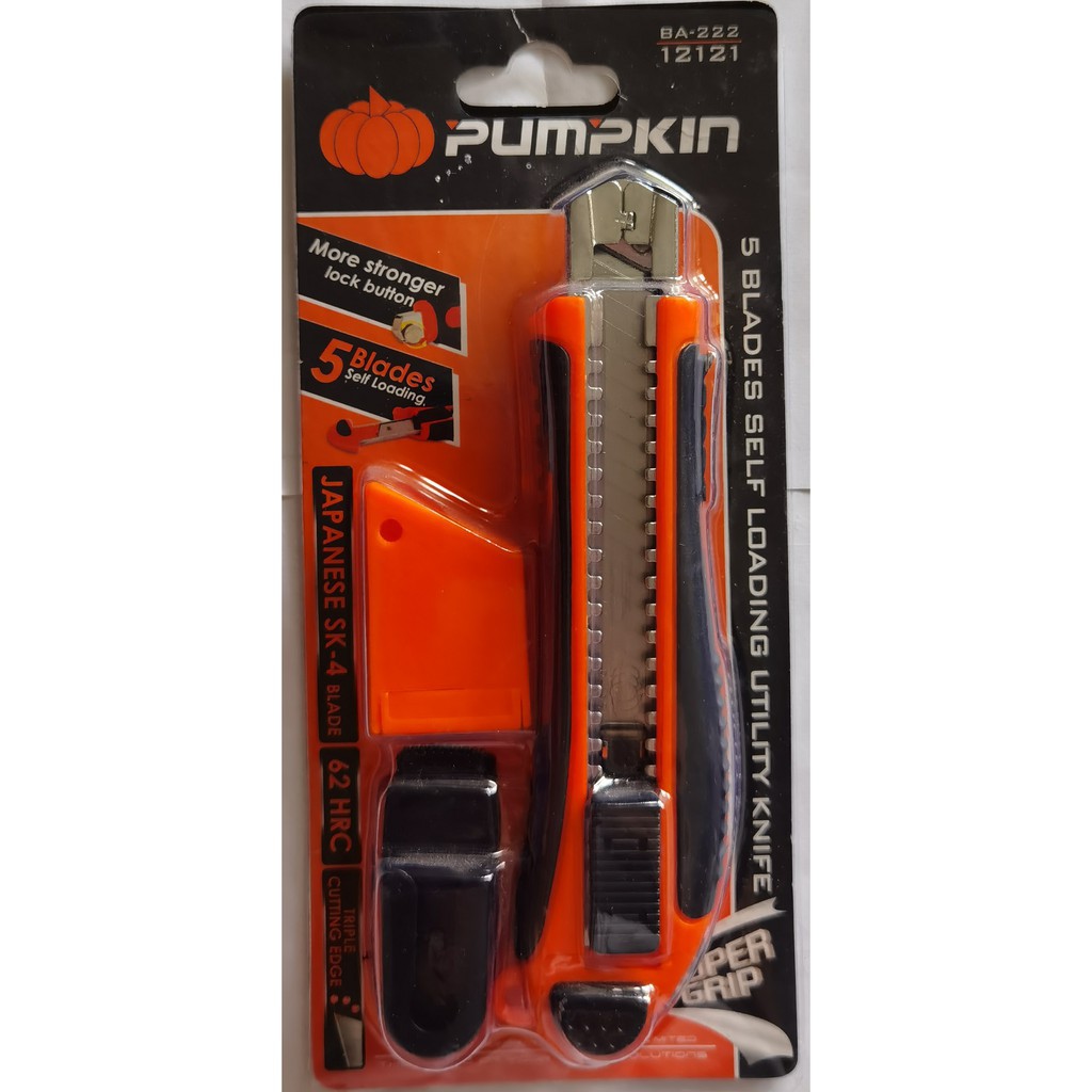 มีดคัตเตอร์ยี่ห้อฟักทอง (Pumpkin BA-222) | Shopee Thailand