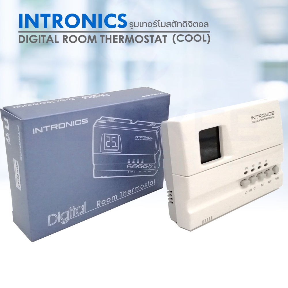 เทอร์โมสตัท Intronics รุ่น ดิจิตอล (Digital) แบบมีสาย หน้าจอ LED ...