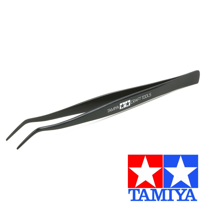 TAMIYA 74003 ANGLED TWEEZERS ที่หนีบปากคีบปลายงอ☬ | Shopee Thailand