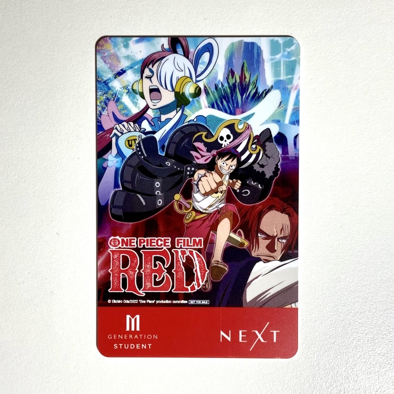 [In Stock] บัตร MGEN Student / MGEN Regular / SF+ : One Piece Film Red ...
