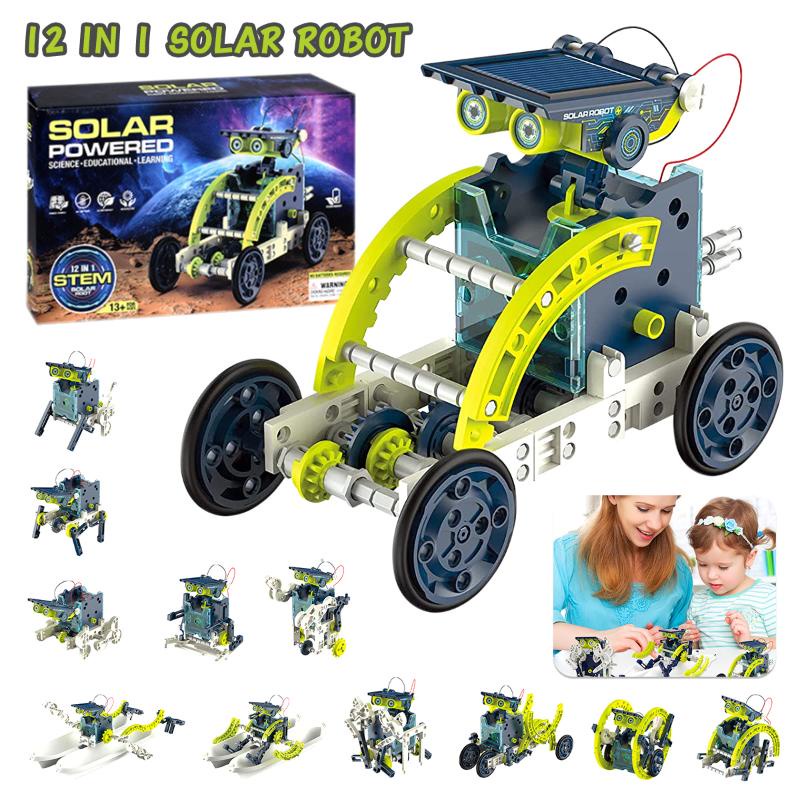 Solar Powered Robot Toy DIY Assemble Stem Projects STEM Educational ...