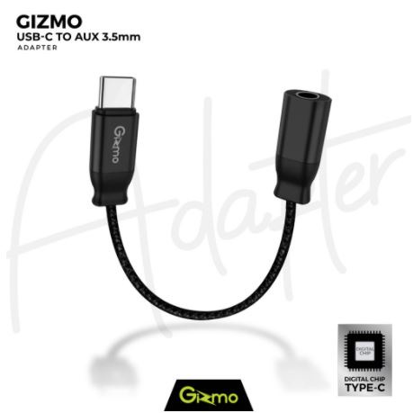 Gizmo Newๆๆๆ GA011 USB TYPE C to Aux Audio 3.5 แจ็ค 3.5mm สำหรับหูฟัง ...