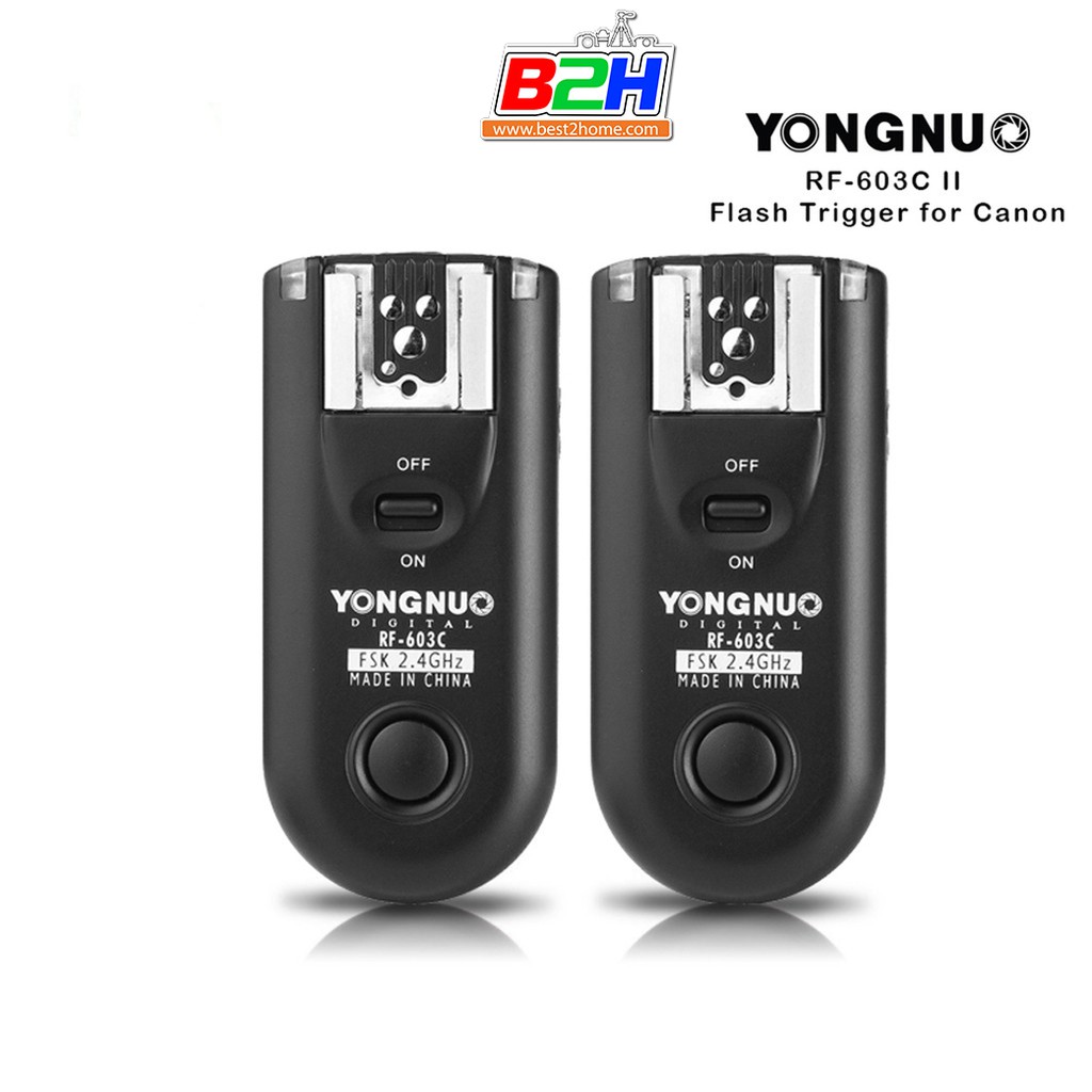 YONGNUO RF-603 II C Wireless Flash Trigger for Canon ประกันศูนย์ในไทย 1 ปี | Shopee Thailand