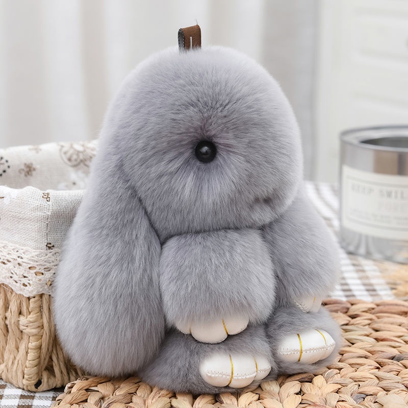 JFMM Long Eared Rabbit Doll Mini Bunny Plush Toy Lop Eared Rabbit Long-Haired Rabbit Doll Cute ...