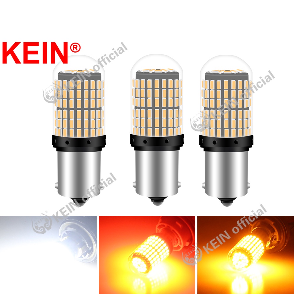 Kein 2PCS 144SMD 1156 LED 1157 T20 7440 7443 W21W 1157 BAY15D หลอดไฟ LED 1156 BA15S P21W P21 5W ...